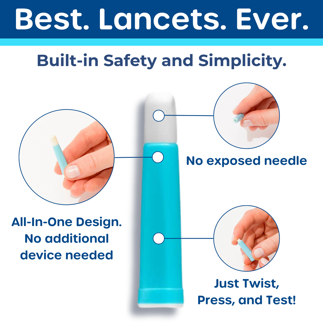 Pip Diabetes Starter Kit: Glucose Meter, Strips & Lancets