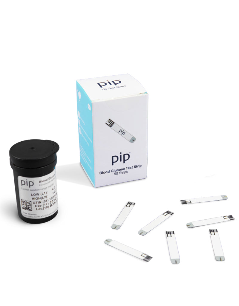 Pip Blood Glucose Test Strips 100ct - 6 Second Results | Pip